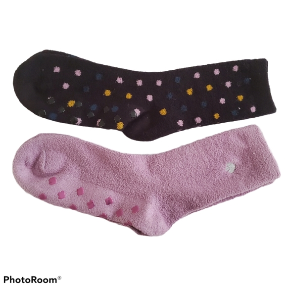 kate spade | Accessories | Kate Spade Fuzzy Nonslip Crew Socks | Poshmark